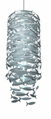 My home: Shoal of fish chandelier