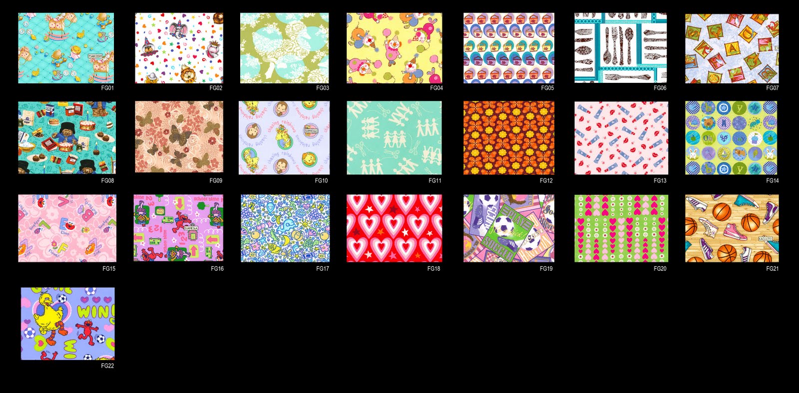 Poetry & Rhythm of Printed Textiles: PRE_ORDER *FUN GRAPHIC* fabrics