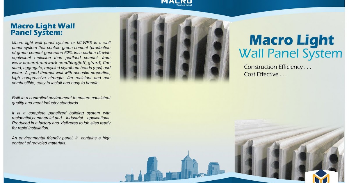 MACRO INDUSTRIAL: MACRO LIGHT WALL PANEL SYSTEM