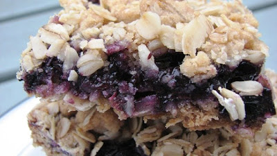 Heidi Bakes: Raspberry and Blueberry Bars