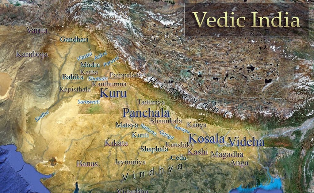 Vedic Period Map Of India - United States Map