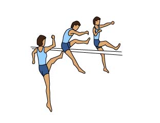 SALTO DE ALTURA: Estilo Tijera