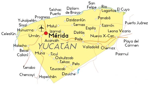 Living In Merida: Maps & Pictures