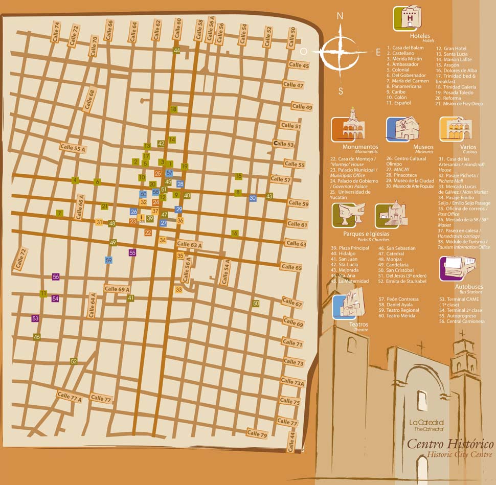 Living In Merida: Maps & Pictures