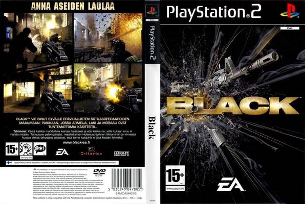 Video Club de los Valles Juegos PS2: BLACK Video Club de los Valles Juegos PS2: BLACK