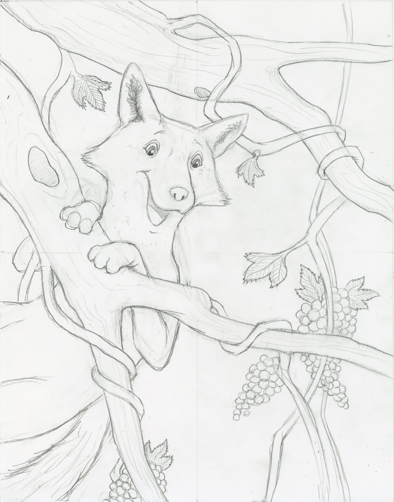 Mike Burns Illustration: Aesop's Fables Drawings