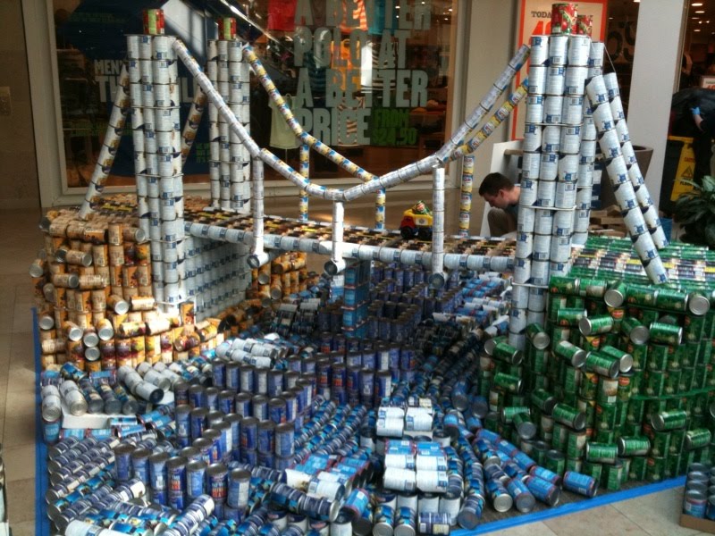 Adventures at Fiske Cottage: CANstruction