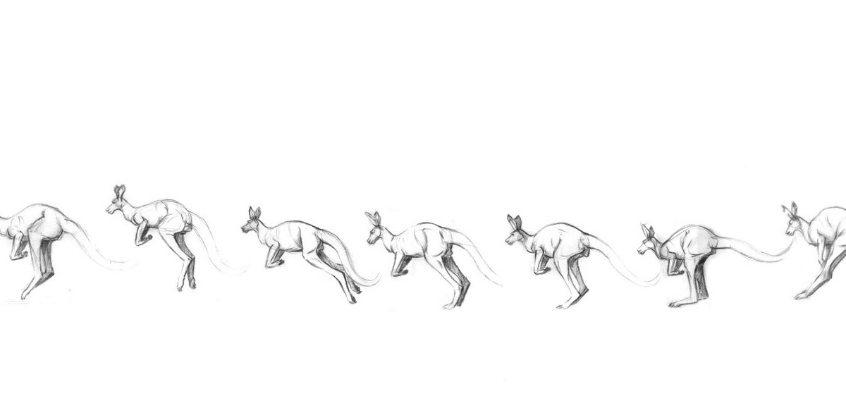Fiya's Art: Animal Movement Studies