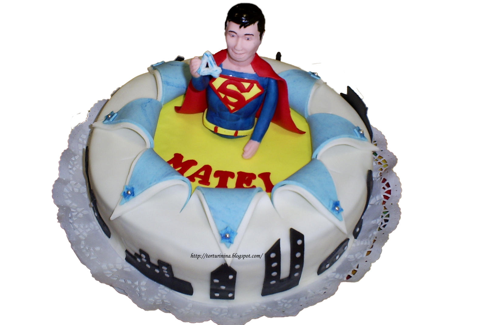 Nina's Art Cake: Tort Superman