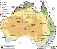 Blog de geografia - Austrália e Equador: Aspectos físicos da Austrália