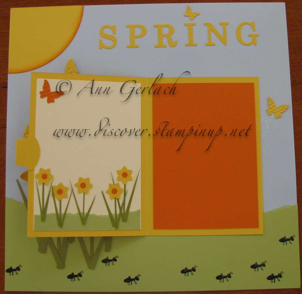 Discover Ink: Spring Scrapbook Page
