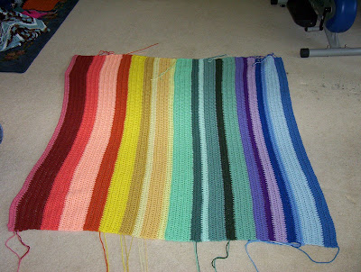 Hook, Yarn, and Pattern: Update on Scrap Afghan