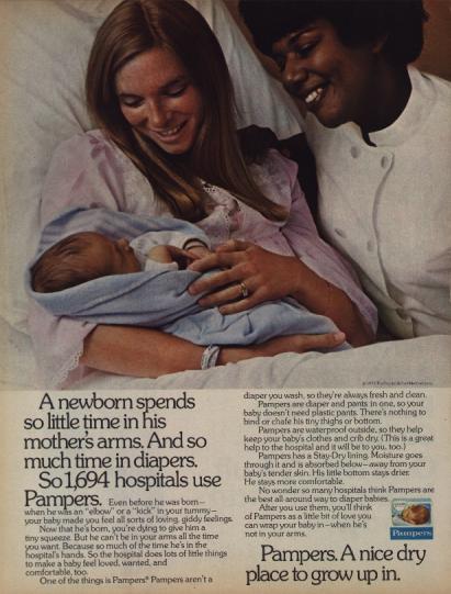 KBCD BlogSpot: Vintage Pamper advertising: 1970s Classic Pamper Diapers ...