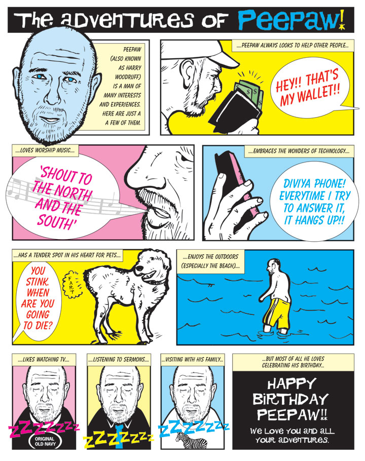 BTillustration: The Adventures of Peepaw!