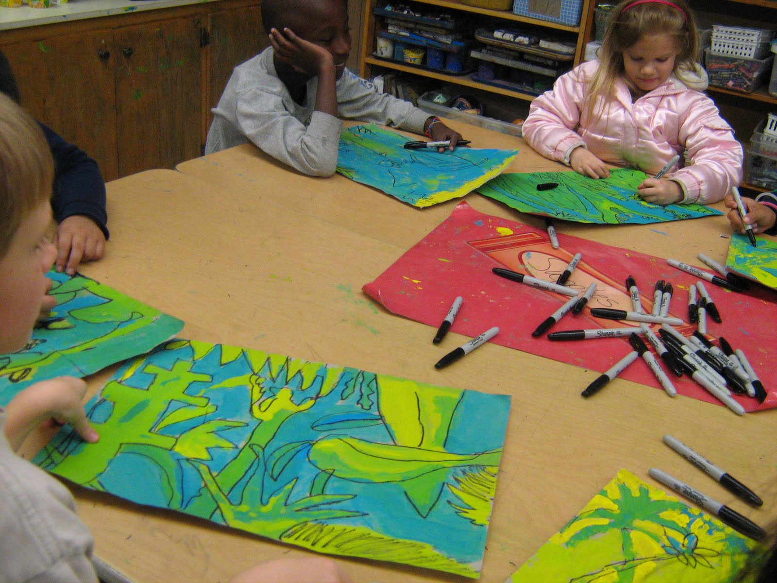 Mrs. Levine's Elementary Art Blog: Henri Rousseau Jungle Paintings