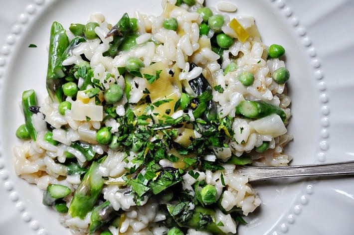 the parsley thief: Spring Vegetable Risotto