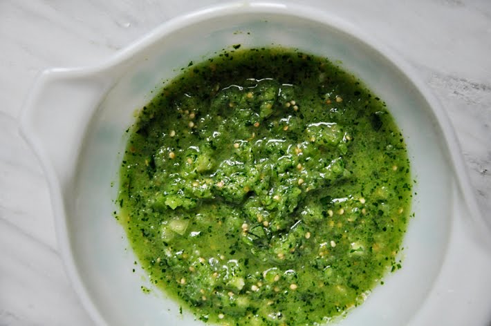 the parsley thief: Salsa Verde Cruda