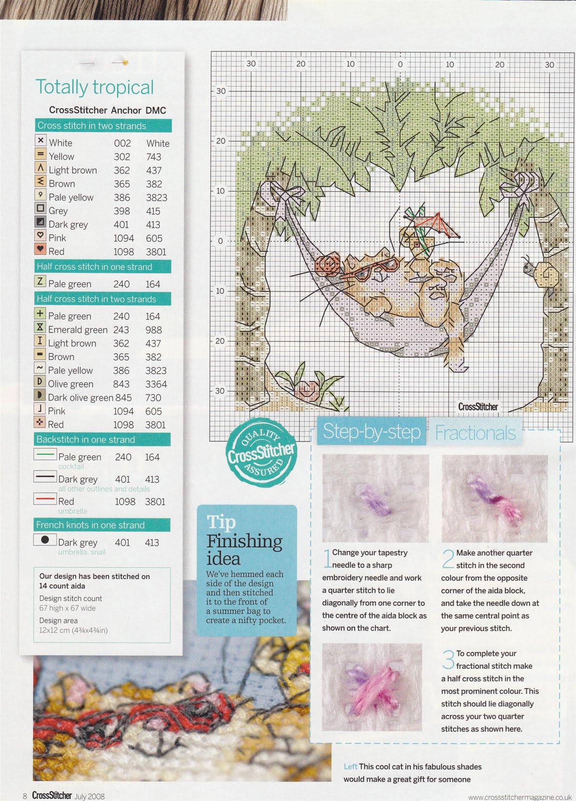 natty's cross stitch corner: Totally Tropical