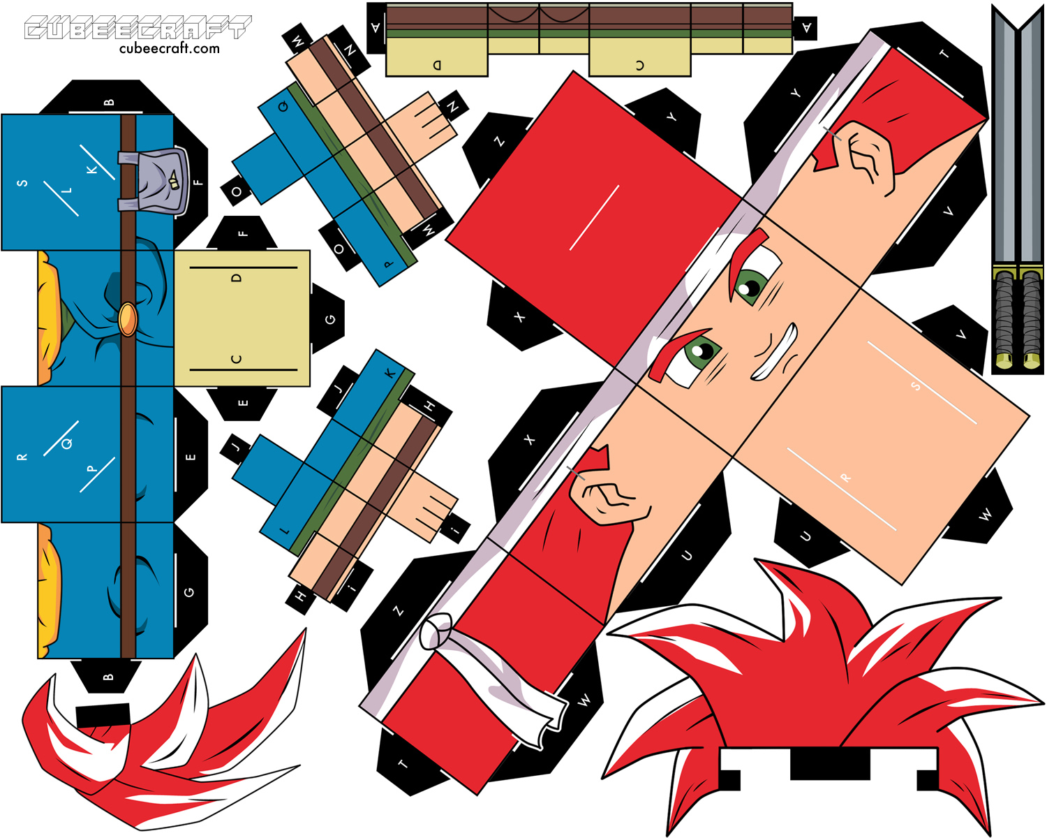 Papercraft Personagens parte 1 - Super Nintendo Revived