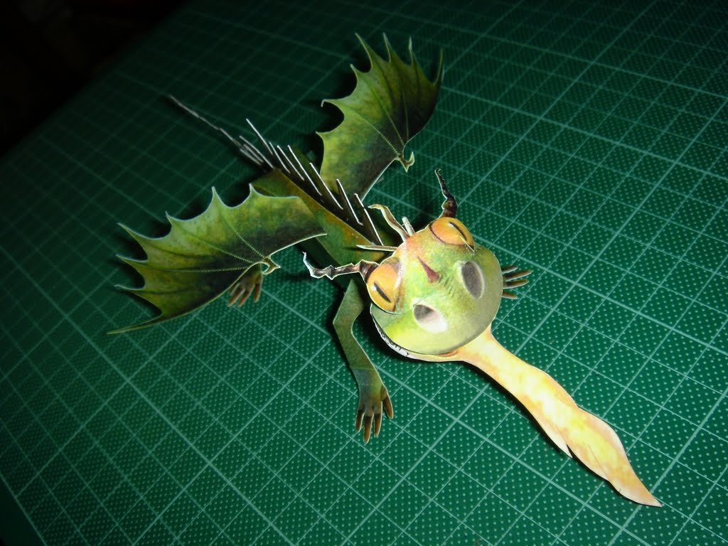 Evol's Paper Craft: How to build your own Dragon 簡易西方龍