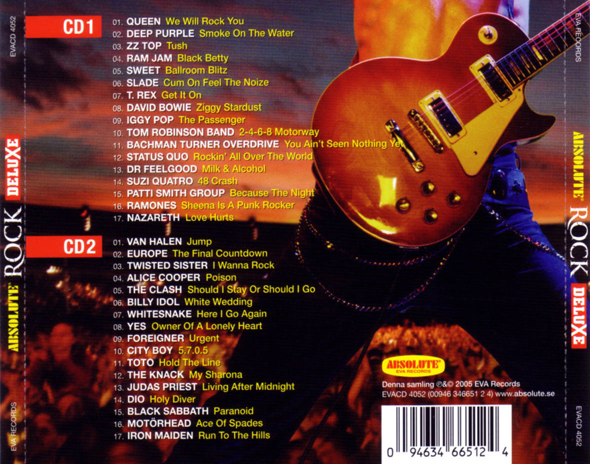 CARATULAS DE CD DE MUSICA: Absolute Rock Deluxe(2005)