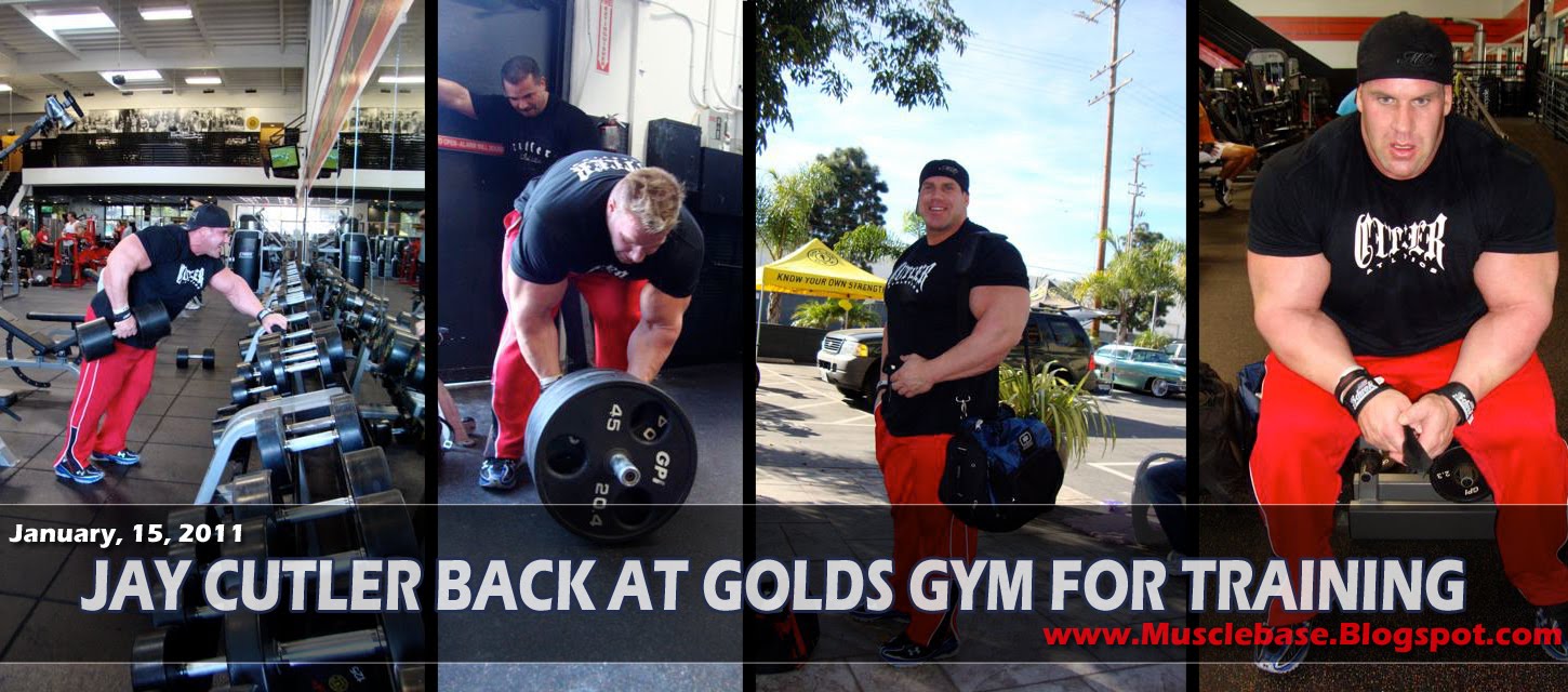 Jay Cutler Back At Golds Gym In 2011 With His Training Team | Jay ...