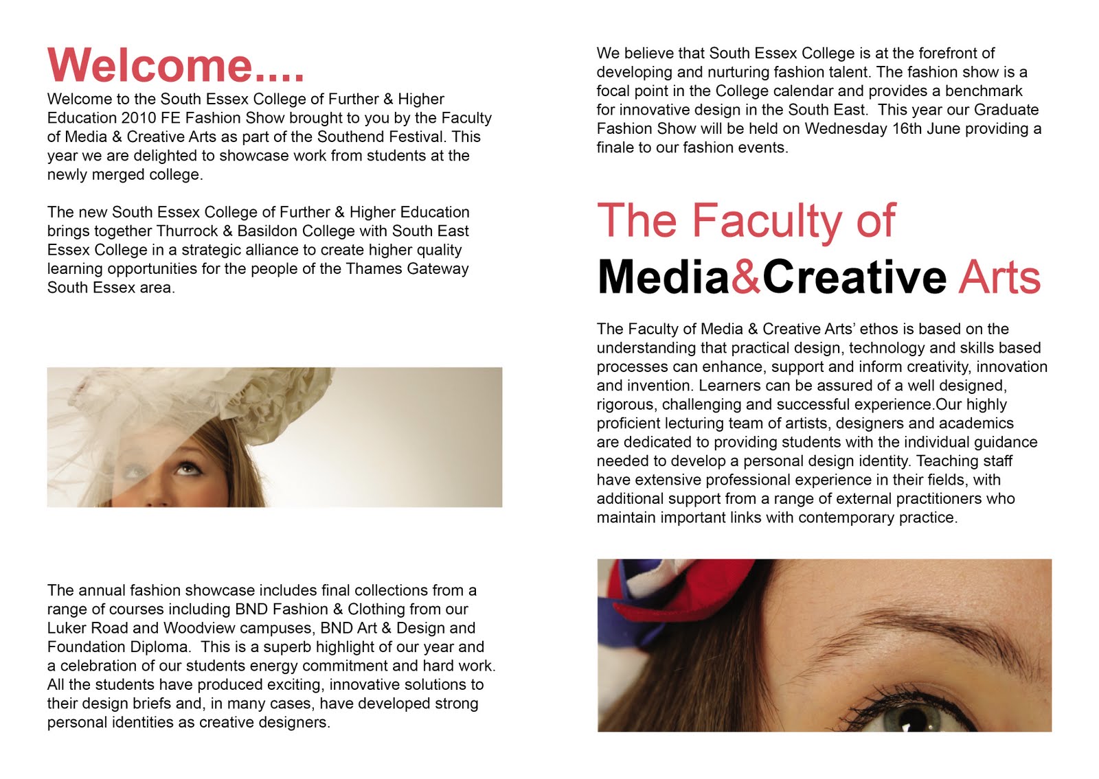 independent ideas: Brochure Design - Fashion Show 2010 - Introduction