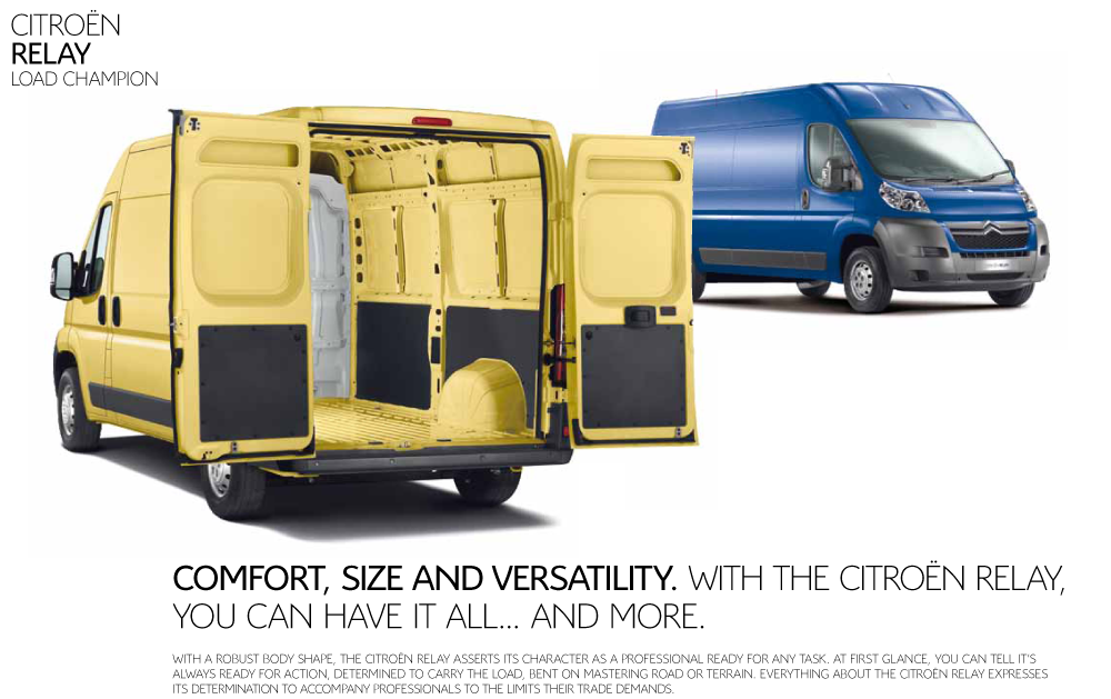 Citroen Commercial Microsite: Citroen Business Centre - Relay Van