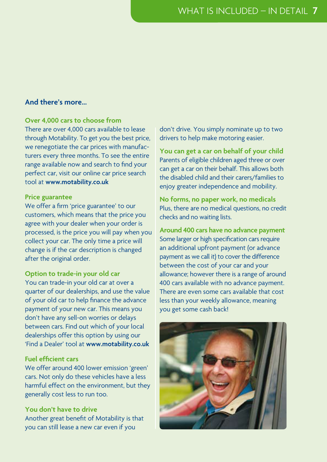 Motability Microsite: Motability Guide