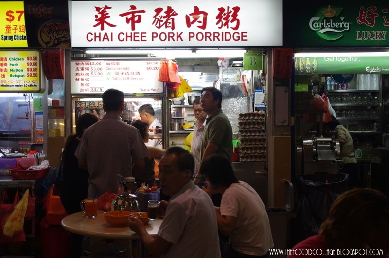The Food Collage: 菜市猪肉粥 Chai Chee Pork Porridge