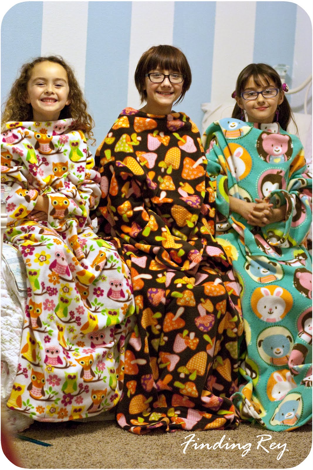 Finding Rey: 2nd sewing lesson and Snuggies