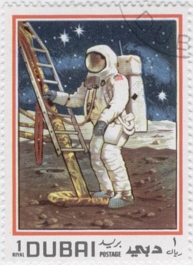 First Moon Landing (Lunar Landing), First Man on the Moon, 1969, Apollo ...