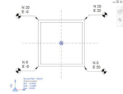 Uso de Coordenadas en Revit 1 - Internal Point, Survey Point y Project ...