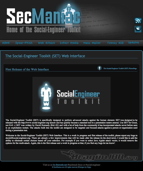 [SET] The Social-Engineer Toolkit ~ Blackploit [PenTest]