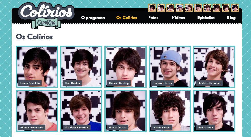 Diário de estudantes.: COLÍRIOS CAPRICHO