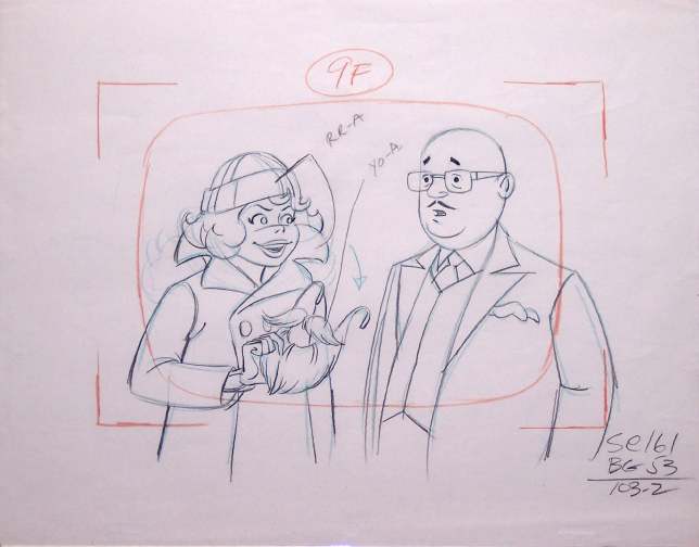 Over The Shoulder Shot Drawing