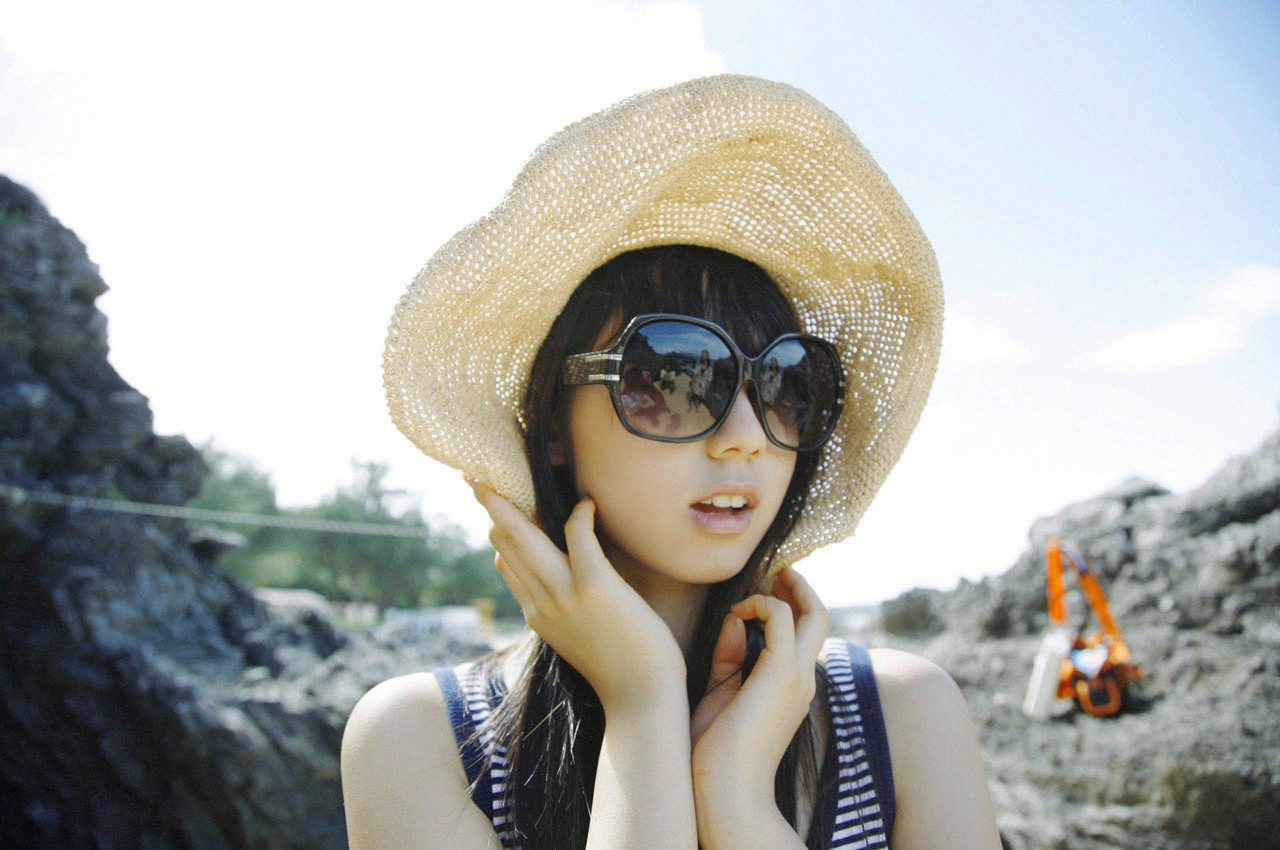 Rina Koike On The Beach Japanese Girl Bikini