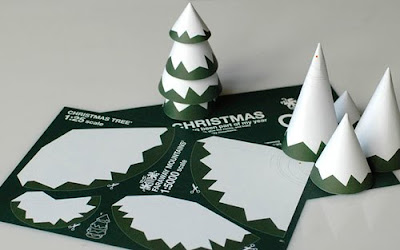 Ame Design - amenidades do Design . blog: Árvore de Natal em Paper toy