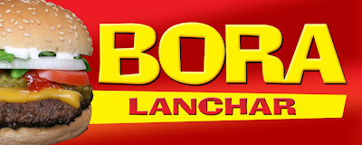 Designer gráfico: Placa em lona da lanchonete bora lanchar