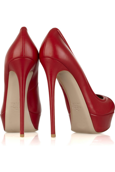 Best heels : Valentino high heels red platform shoes 2010-2011