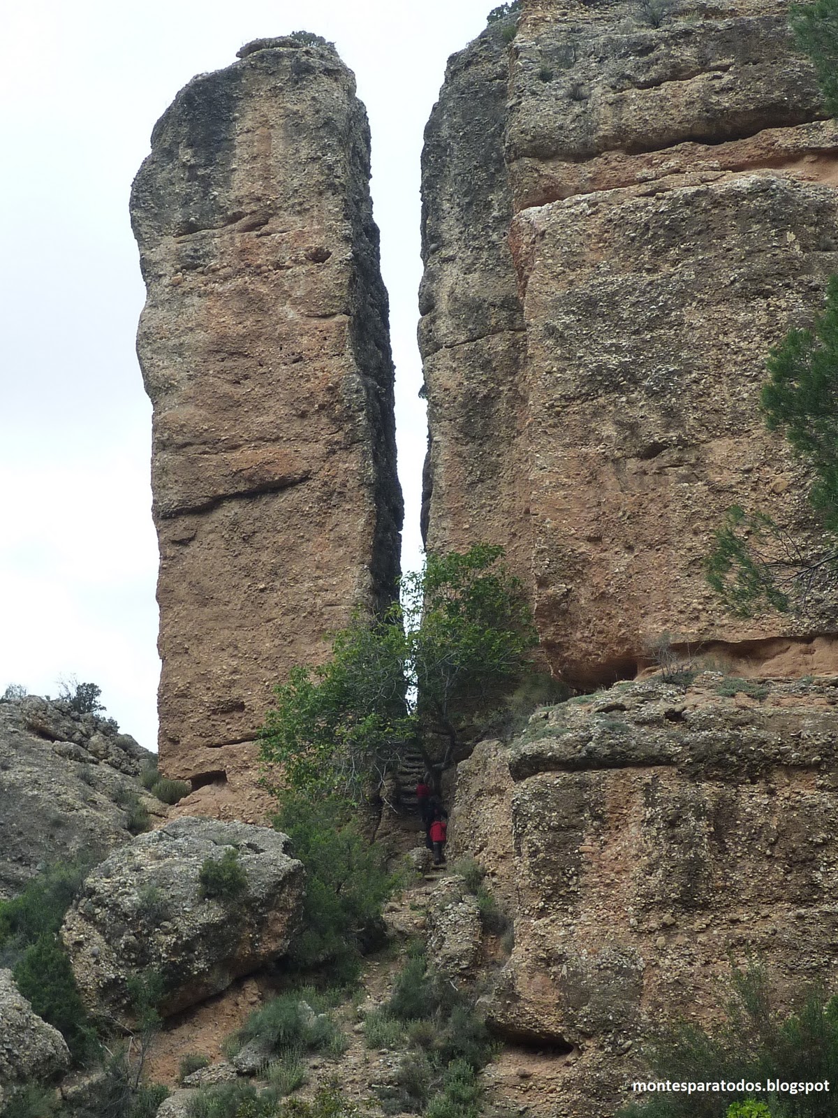 montañismo para todos.: Barranco de Valdoria.