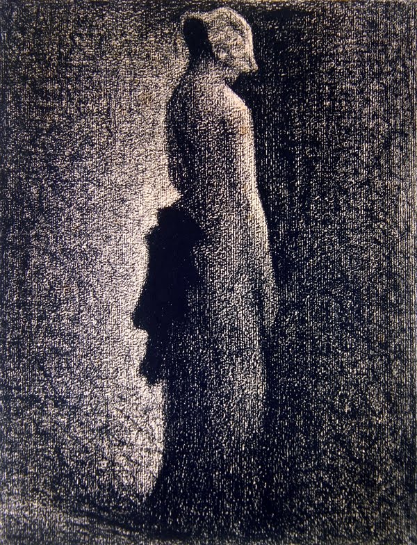 George Seurat- Tonal Sketch- conte crayon | Georges seurat ...