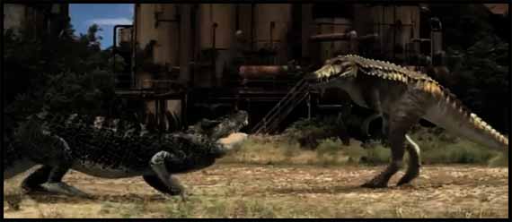 undead brainspasm: Dinocroc and Supergator on the Move!