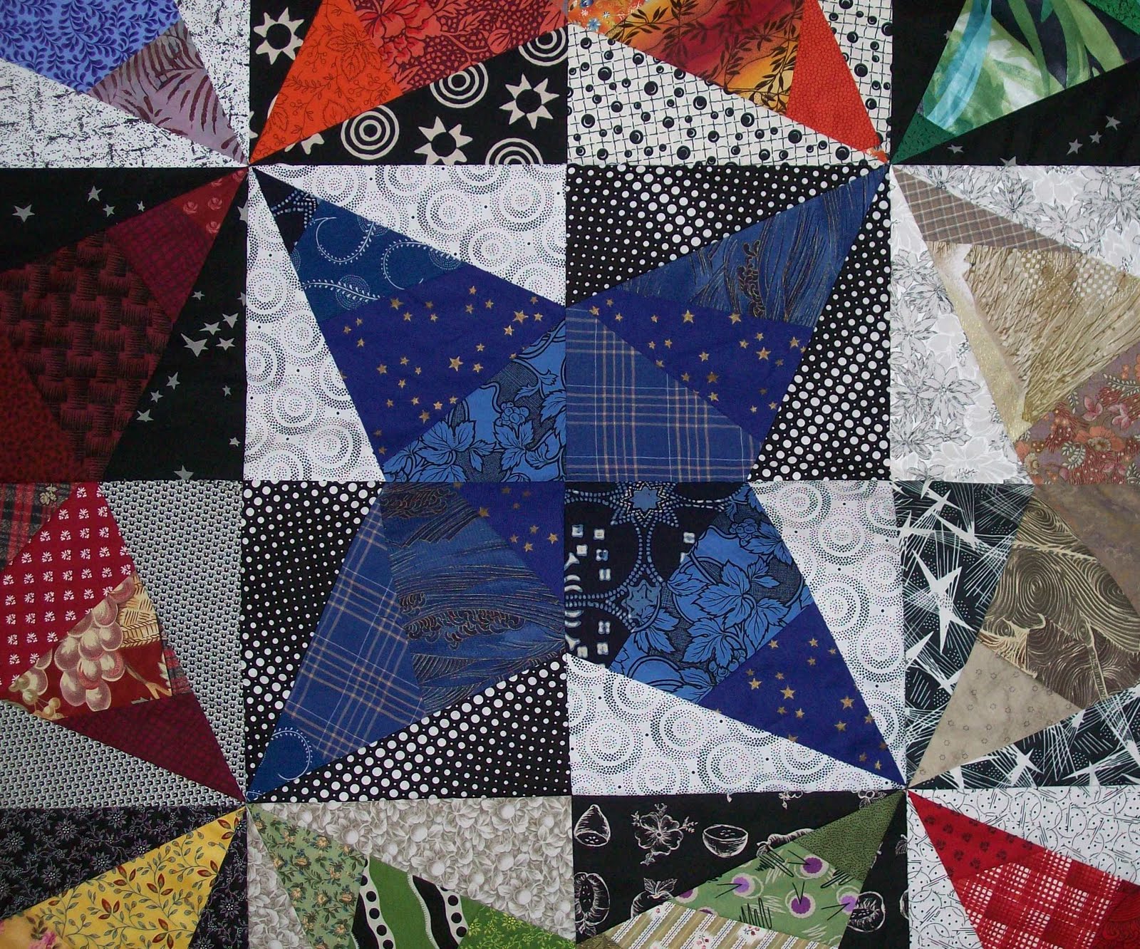 Pepper at the Quilt Studio: Star-Crossed Again