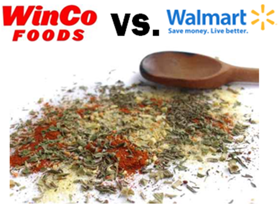 Guest Post- Winco vs. Walmart Spice Price – A Thrifty Mom