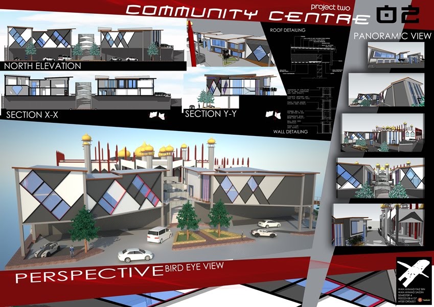fayzsibudakarkitek: Conceptual Board : Semester 4 Architecture