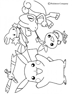 Pokemon Coloring page-living Together | Coloring Pages Gallery