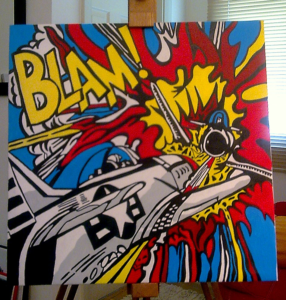 BLAM !! (inspired by Roy Lichtenstein)