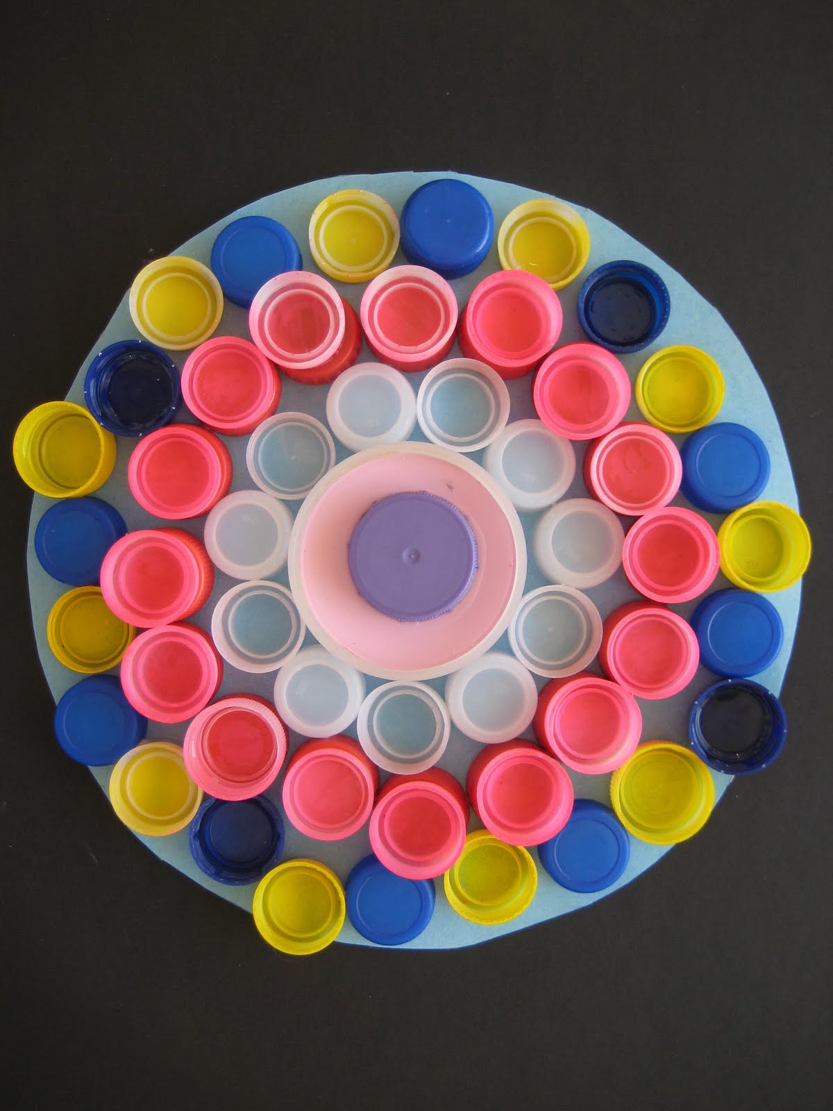 The Lake Forest Louvre: Radial Designs using Recycled Plastic Tops