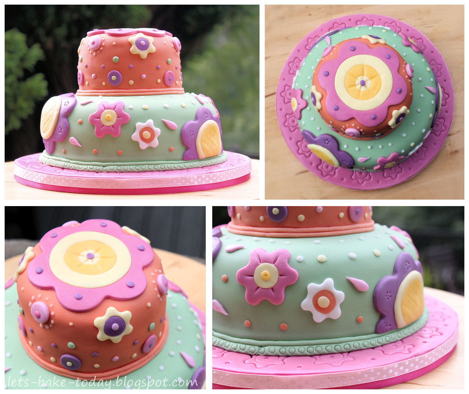 Let's bake today!: Flower Power Cake!